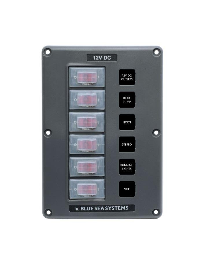 Blue Sea Switch Panel 6lı